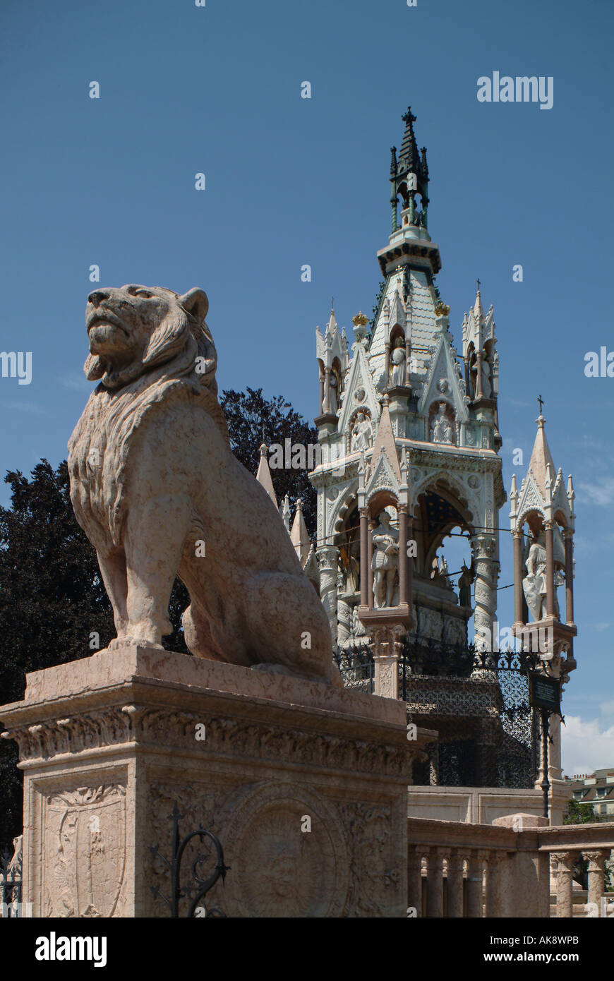 Switzerland geneva brunswick monument mausoleum hi-res stock ...