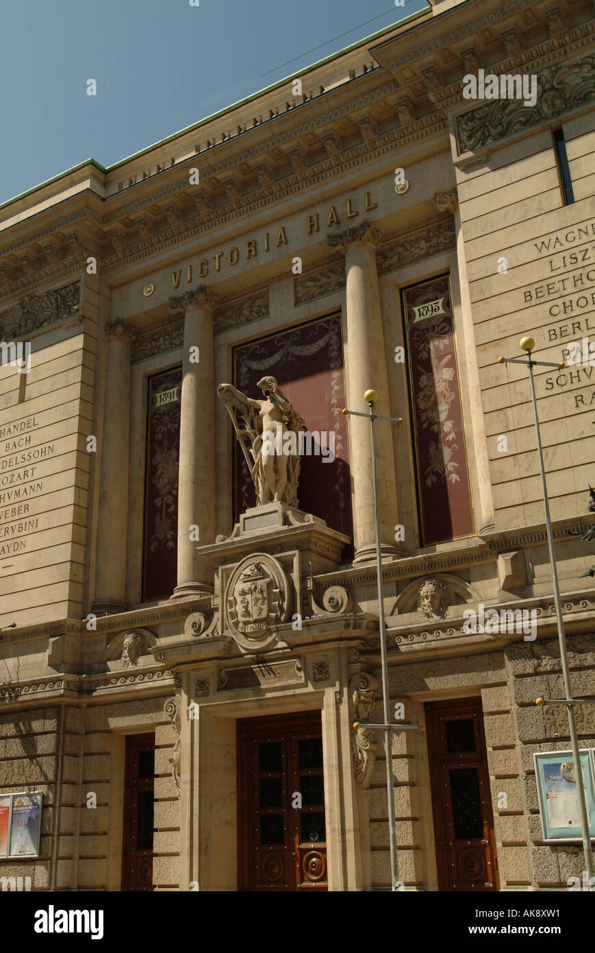 Geneva. Victoria Hall Stock Photo - Alamy
