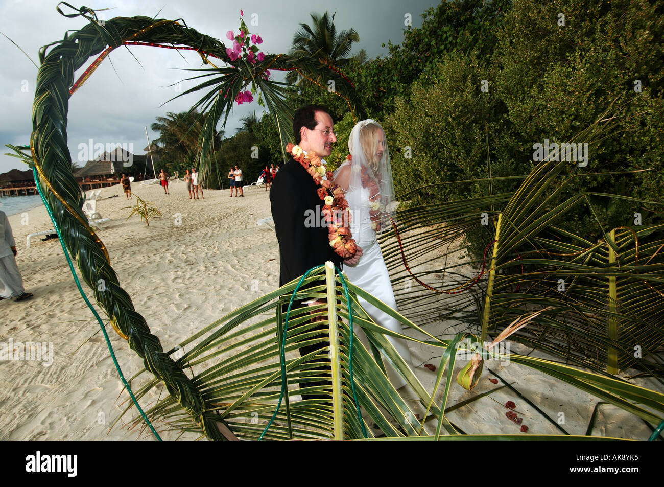 Olhuveli Resort Adrian Godwin from England and Elvira Andreeva from ...