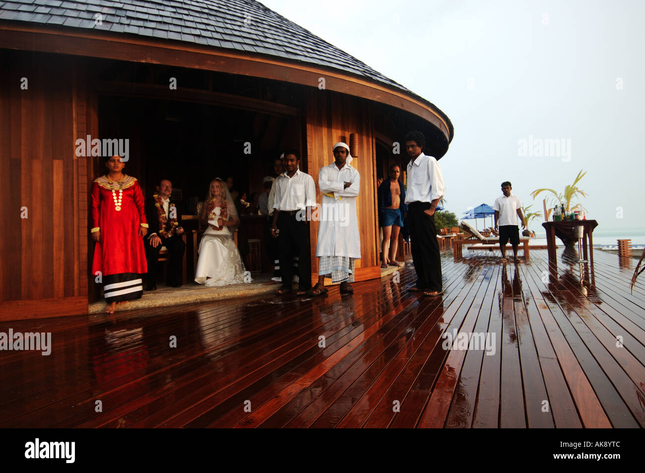 Olhuveli Resort Adrian Godwin from England and Elvira Andreeva from ...