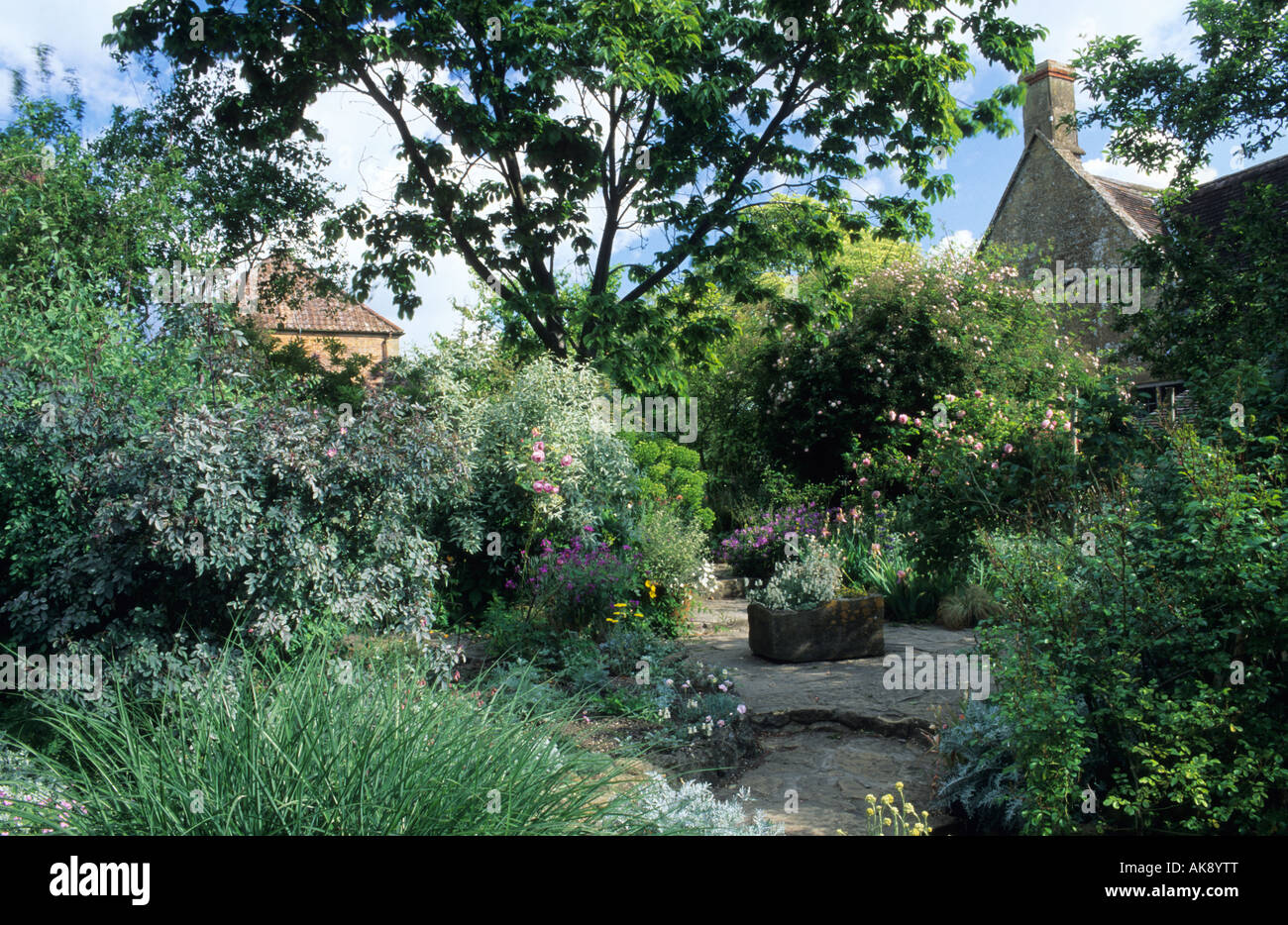 East Lambrook Manor Somerset Marjorie Fish s garden the silver garden ...