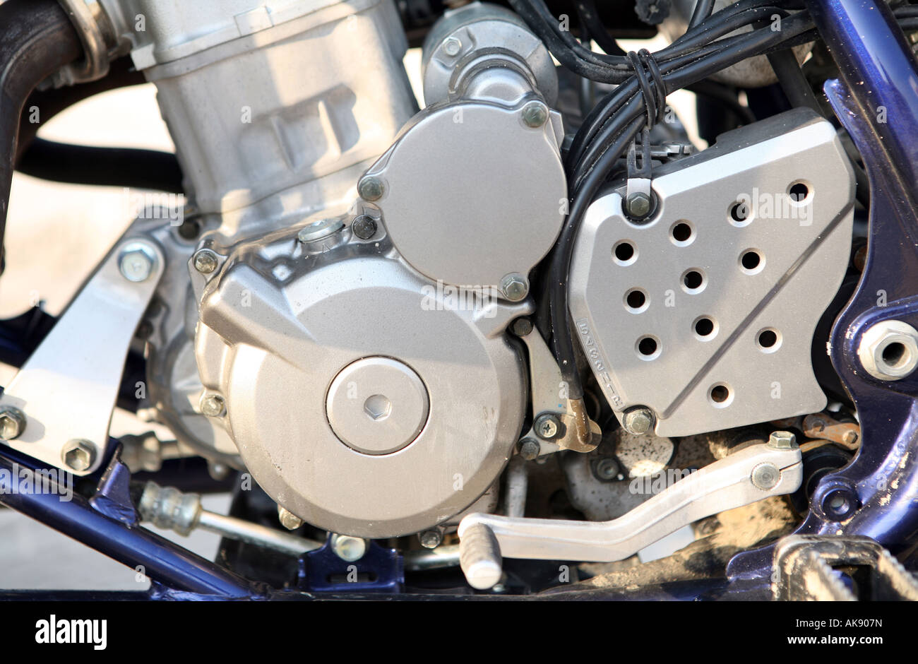 The engine of a quad bike Stock Photo - Alamy