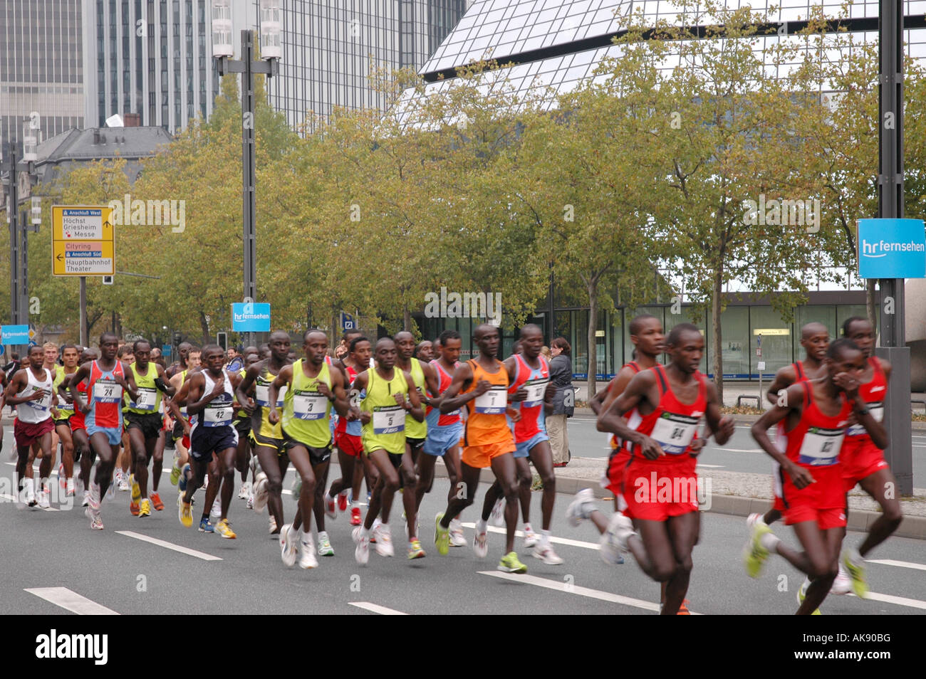 Marathonlauf marathon, Frankfurt am Main, Germany Stock Photo - Alamy