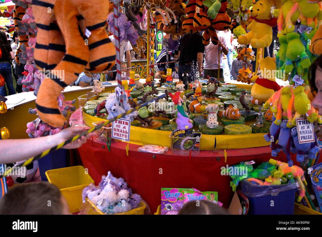 Funfair rides at the annual fair held on the Glebe - Bowness Bay on ...