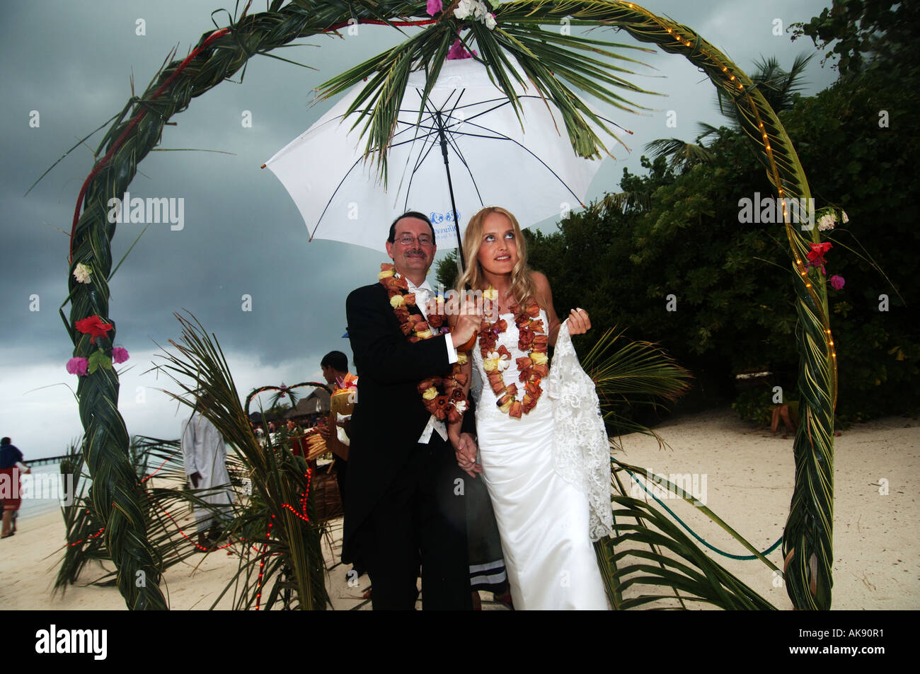 Olhuveli Resort Adrian Godwin from England and Elvira Andreeva from ...