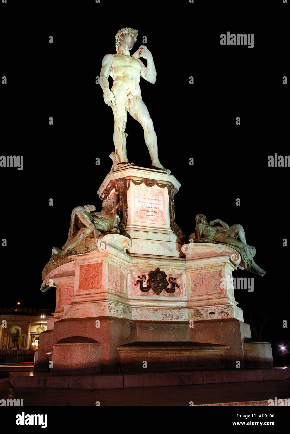 statue of david piazza del michelangelo florence firenze tuscany italy ...