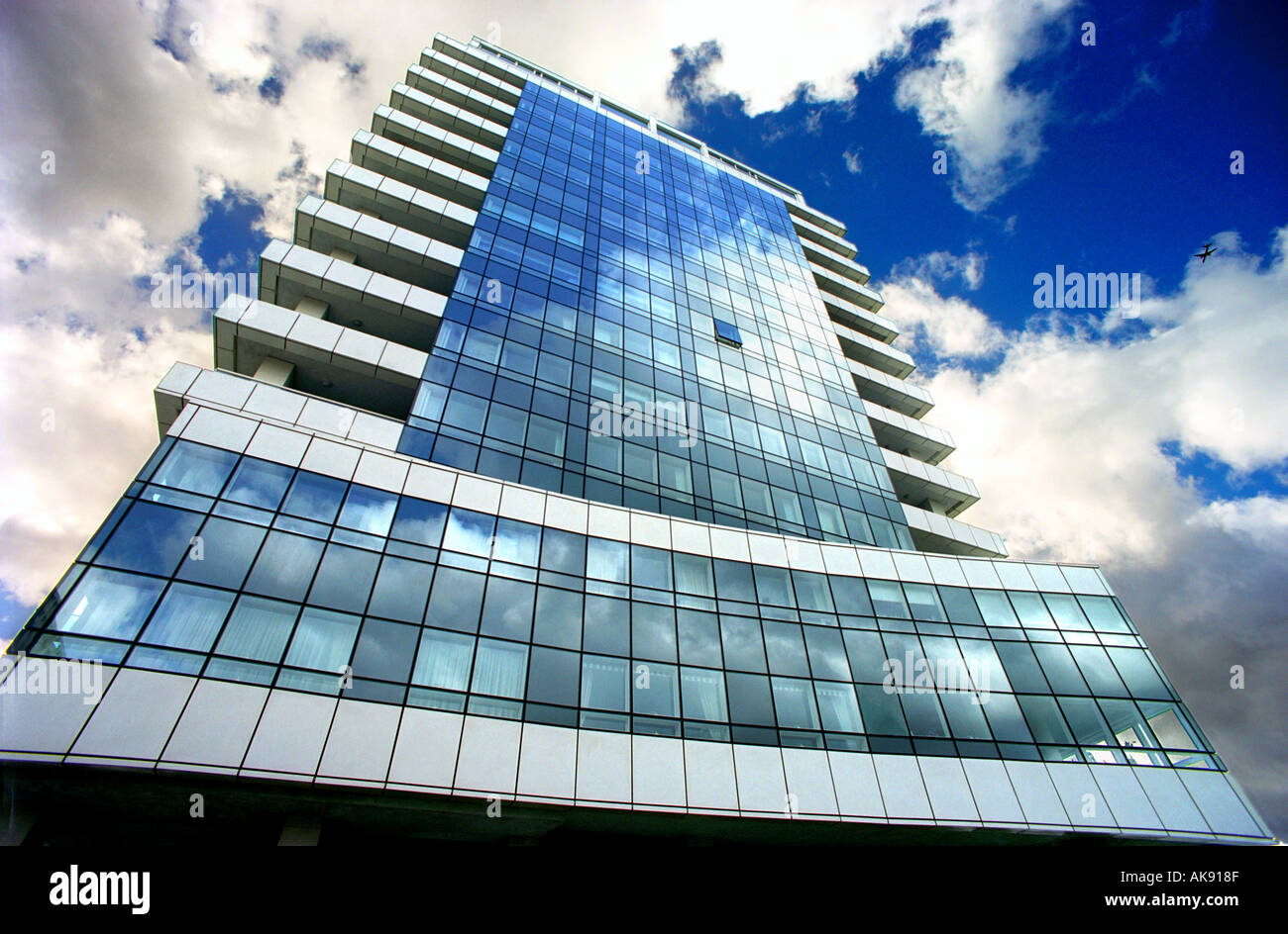 modern glass building london england uk Stock Photo - Alamy