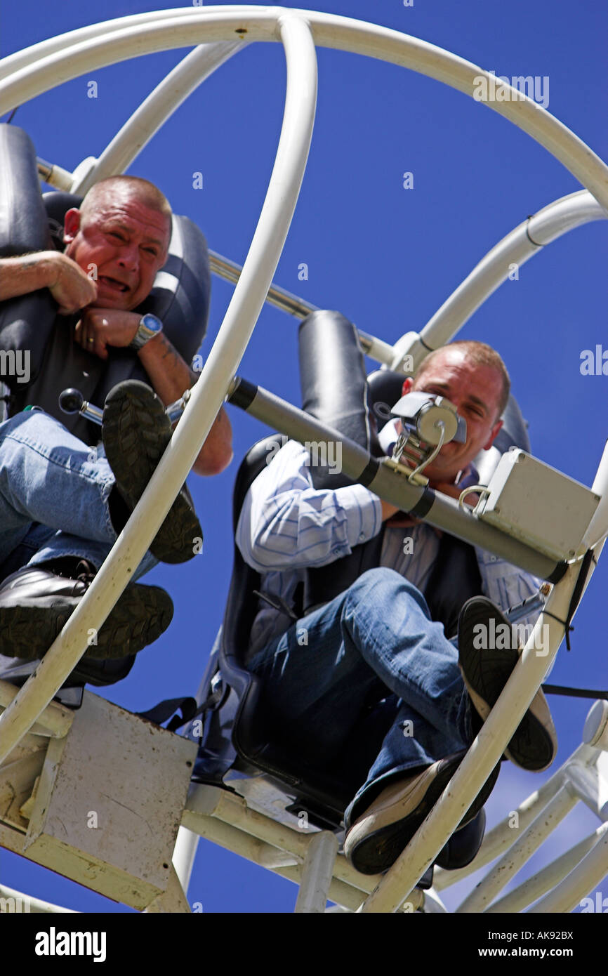 Funfair rides at the annual fair held on the Glebe - Bowness Bay on ...