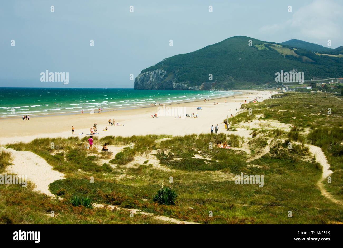 Spain berria beach swimming hi-res stock photography and images - Alamy