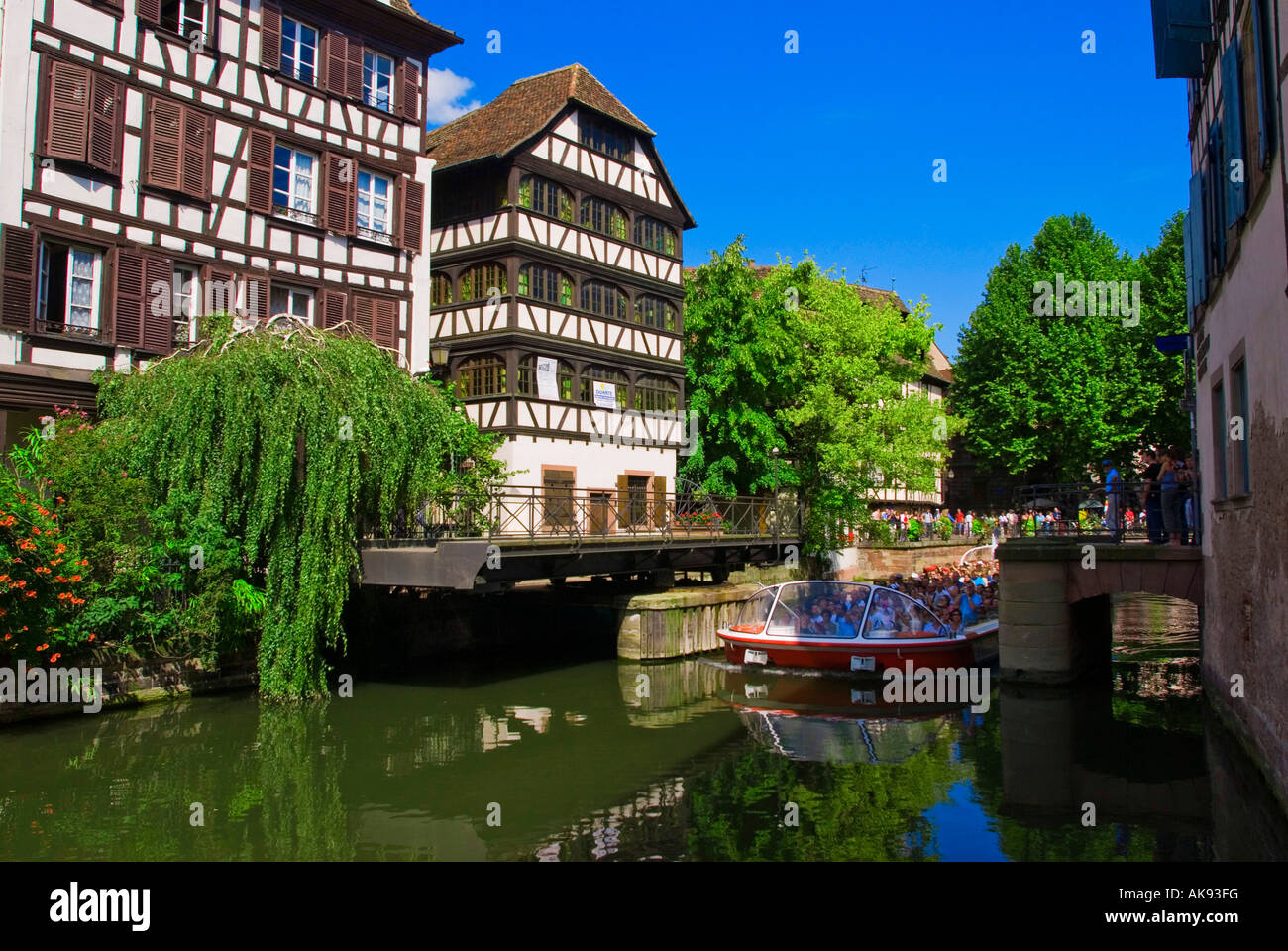 Turning bridge / Strasbourg Stock Photo - Alamy