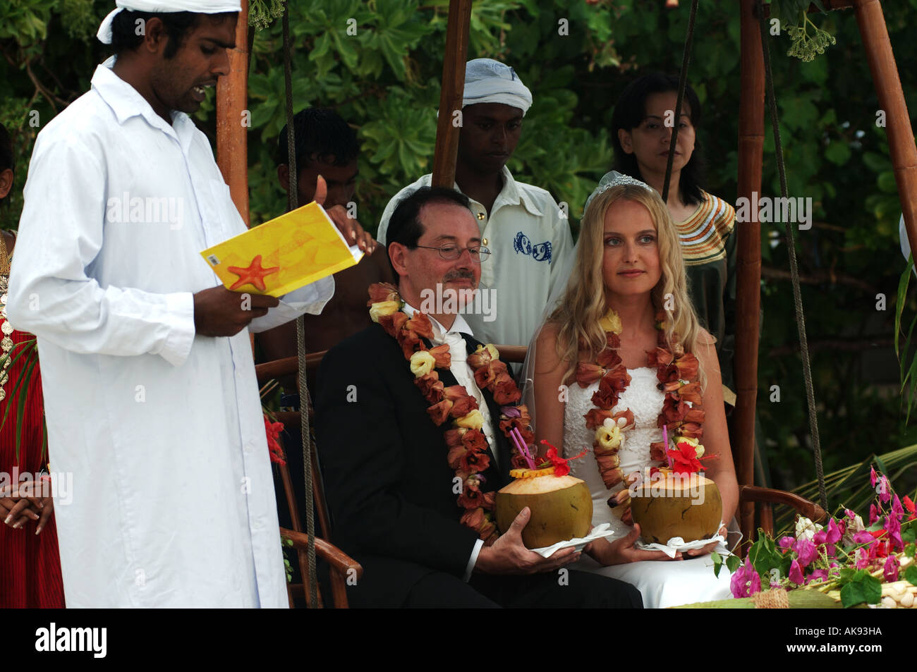 Olhuveli Resort Adrian Godwin from England and Elvira Andreeva from ...
