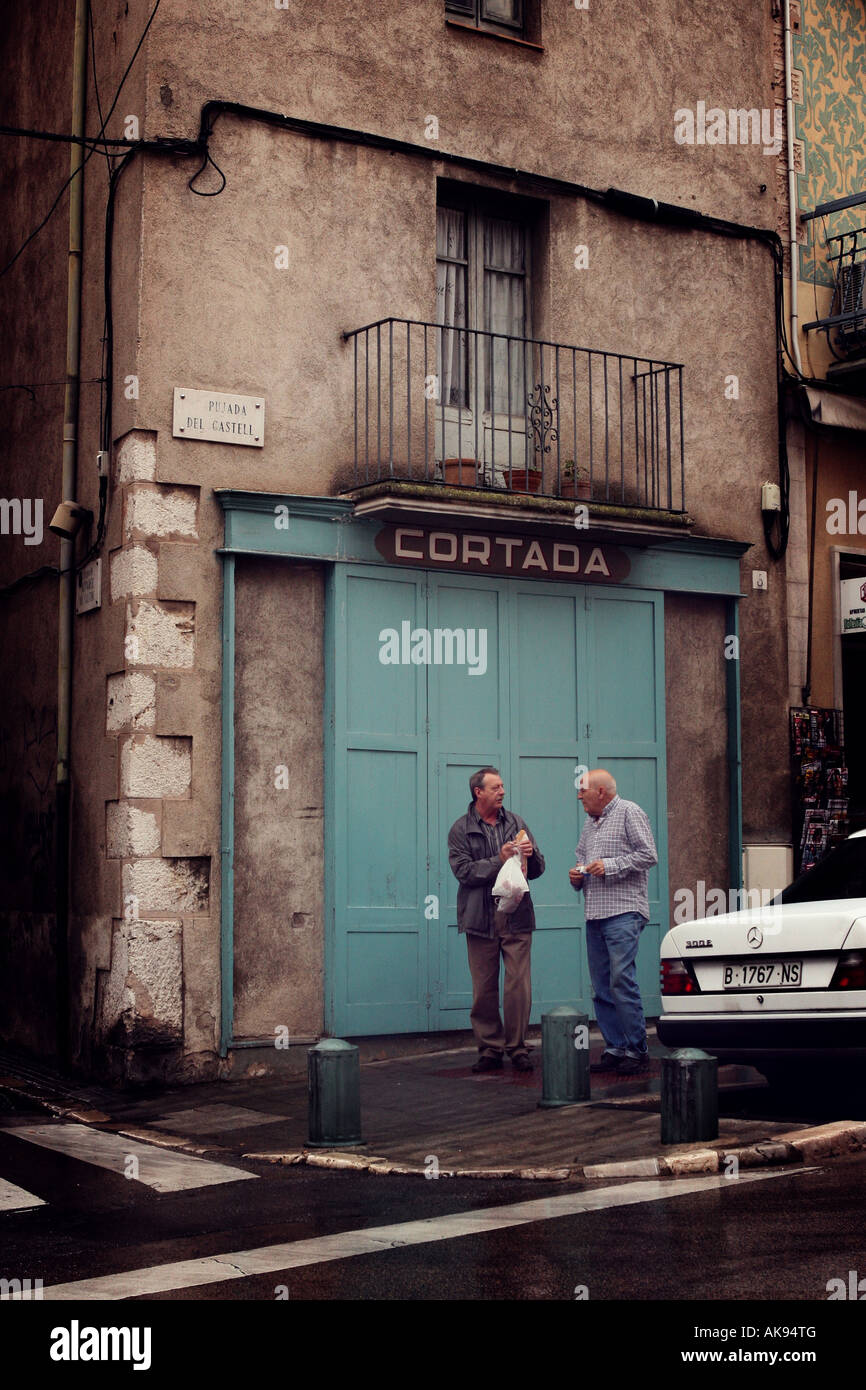 french men talking Stock Photo - Alamy