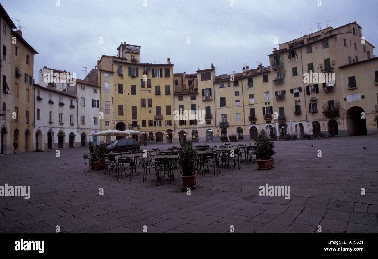 Luca Roman Amphitheatre Piazza 2 Stock Photo - Alamy