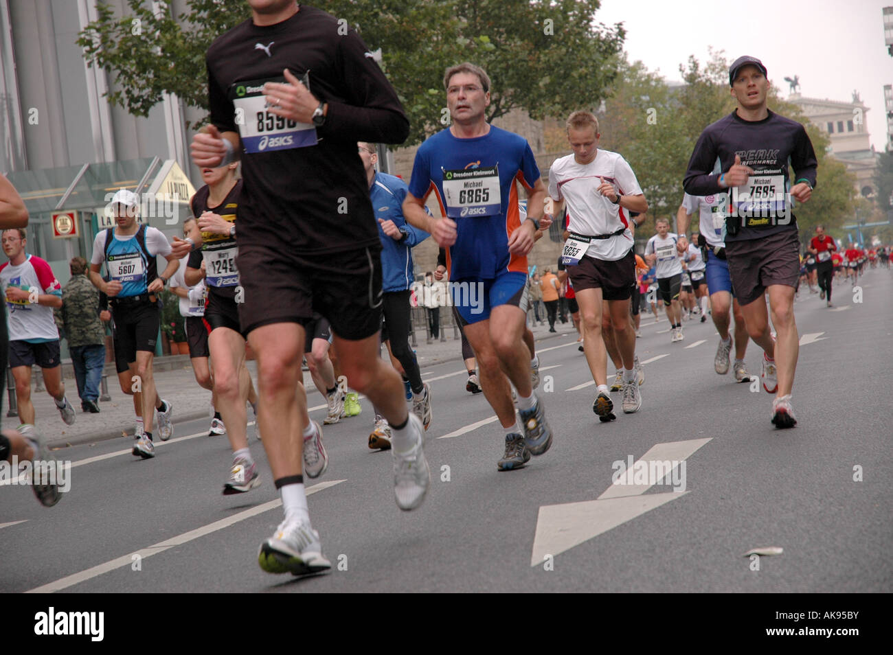 Marathonlauf marathon, Frankfurt am Main, Germany Stock Photo - Alamy