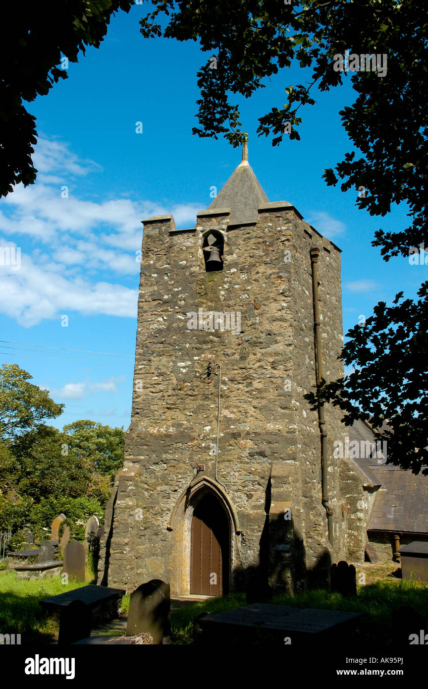 Church of St Mary at Llanfairynghornwy Anglesey North Wales Stock Photo ...