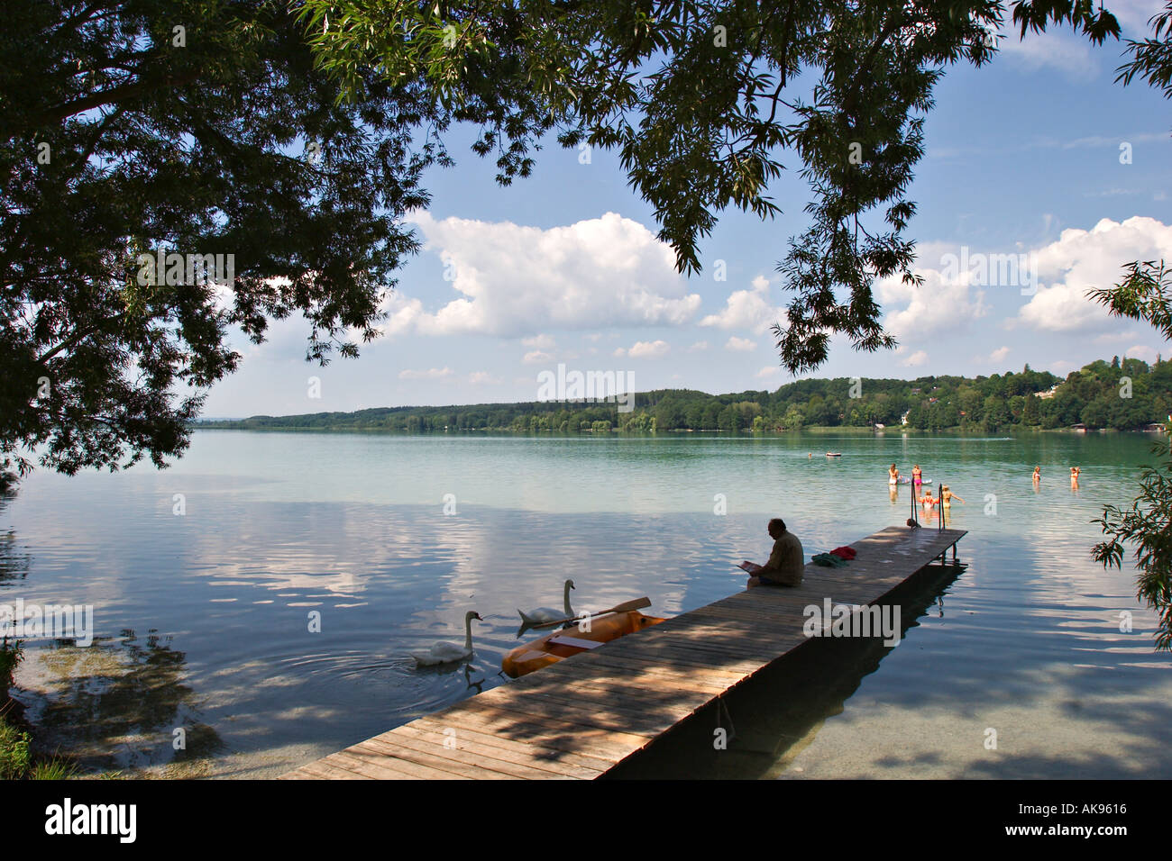 lake Pilsensee in Upper Bavaria Stock Photo - Alamy