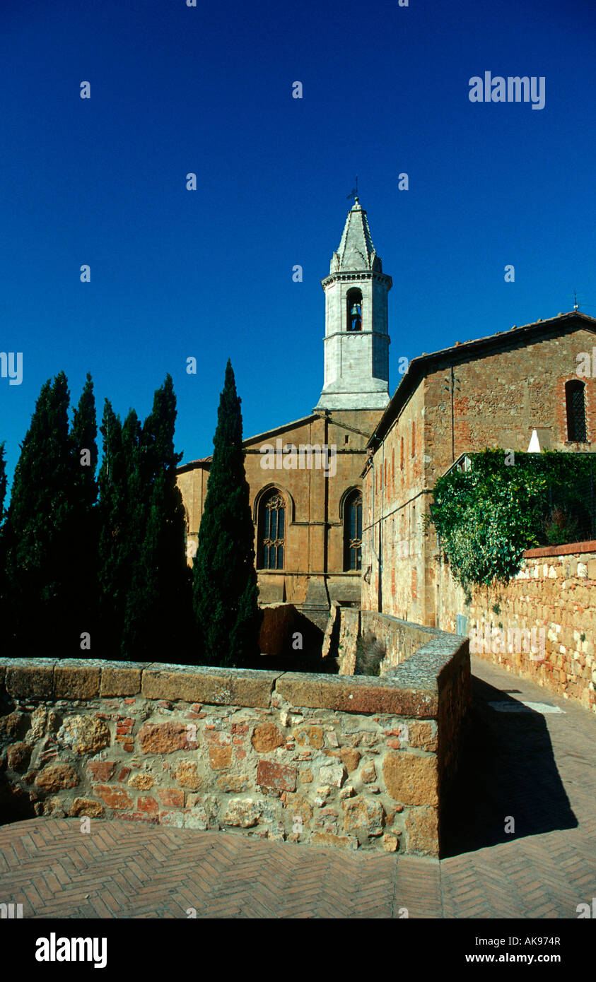 Cathedrale / Pienza Stock Photo - Alamy