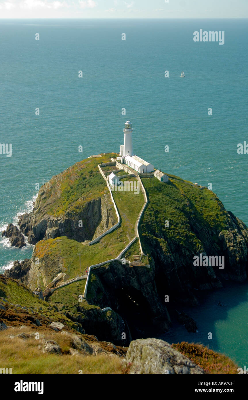 South Stack Lighthouse Anglesey North Wales Stock Photo - Alamy