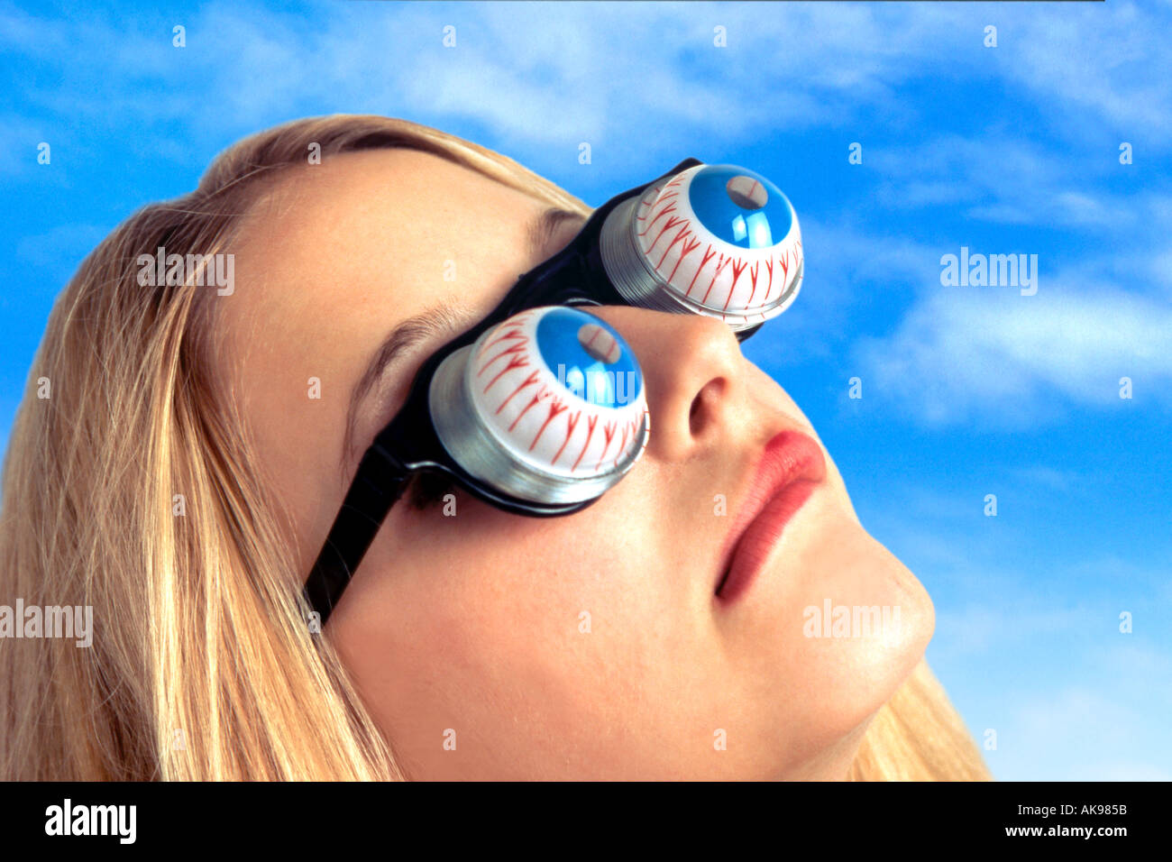 Dangling Eye Ball Glasses