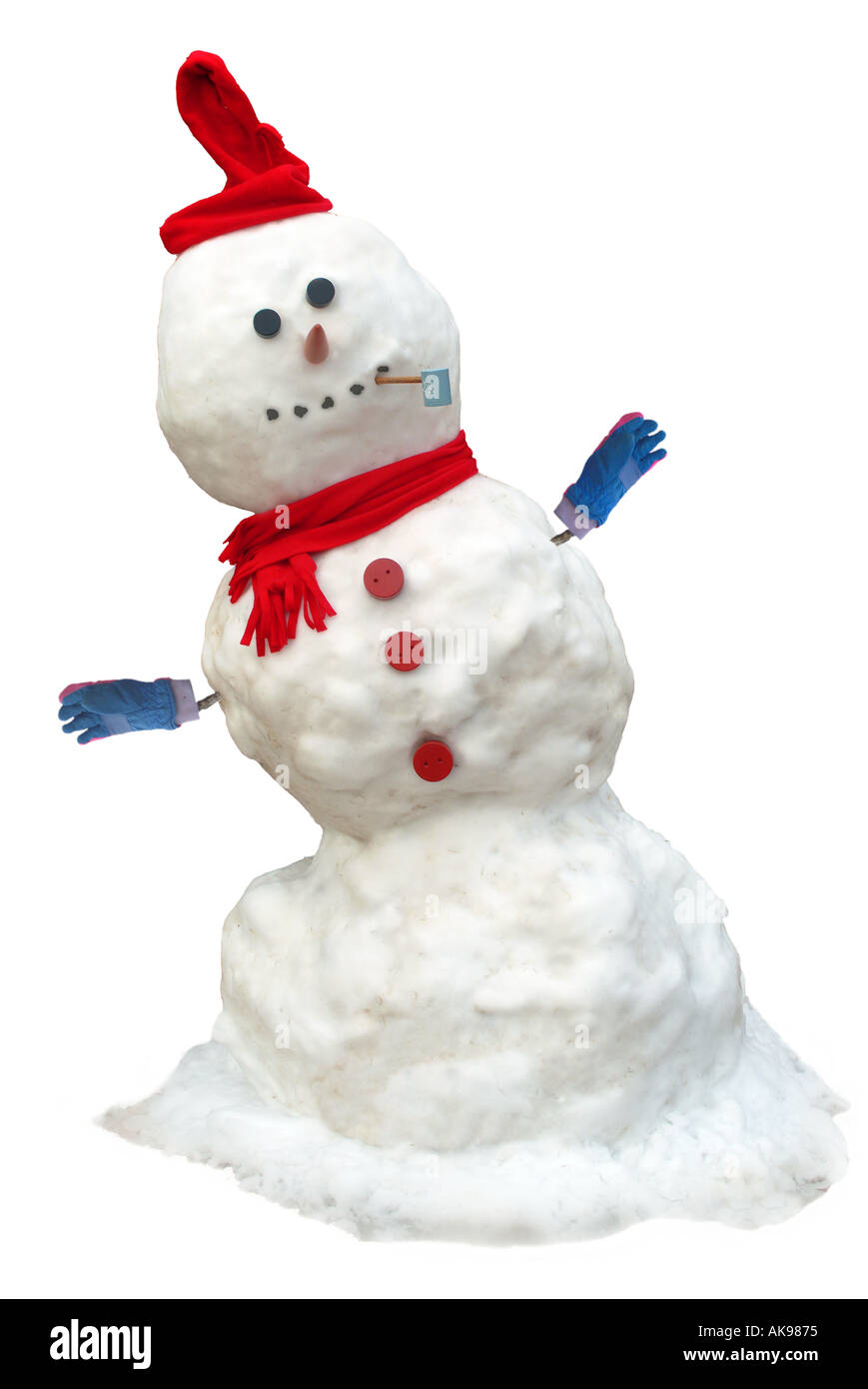 Icon winter snowman hi-res stock photography and images - Alamy