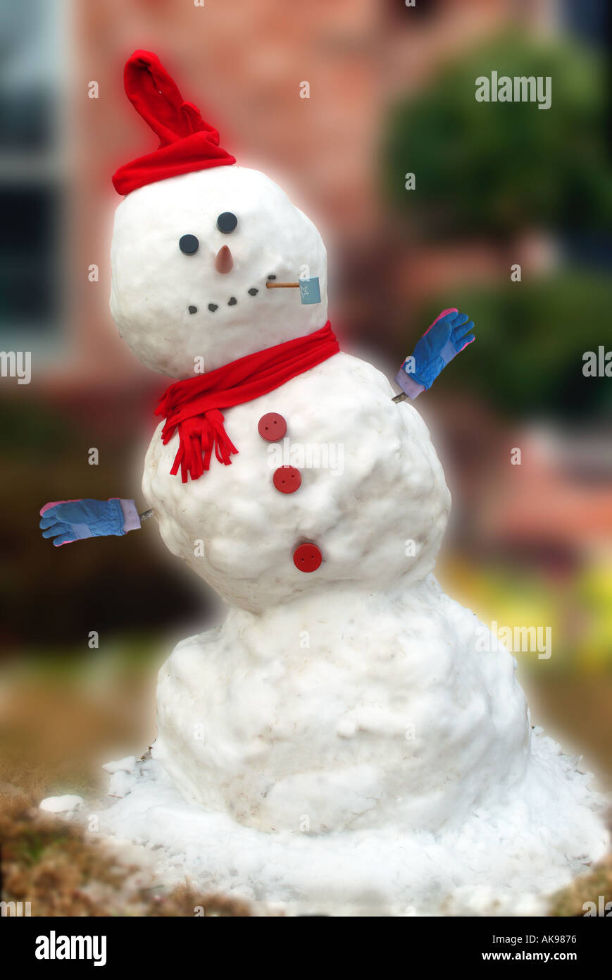 Icon winter snowman hi-res stock photography and images - Alamy