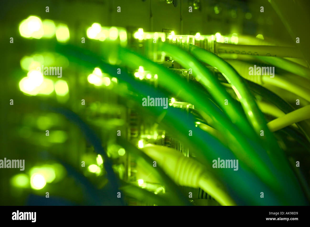 Computer Wires 17 Stock Photo - Alamy