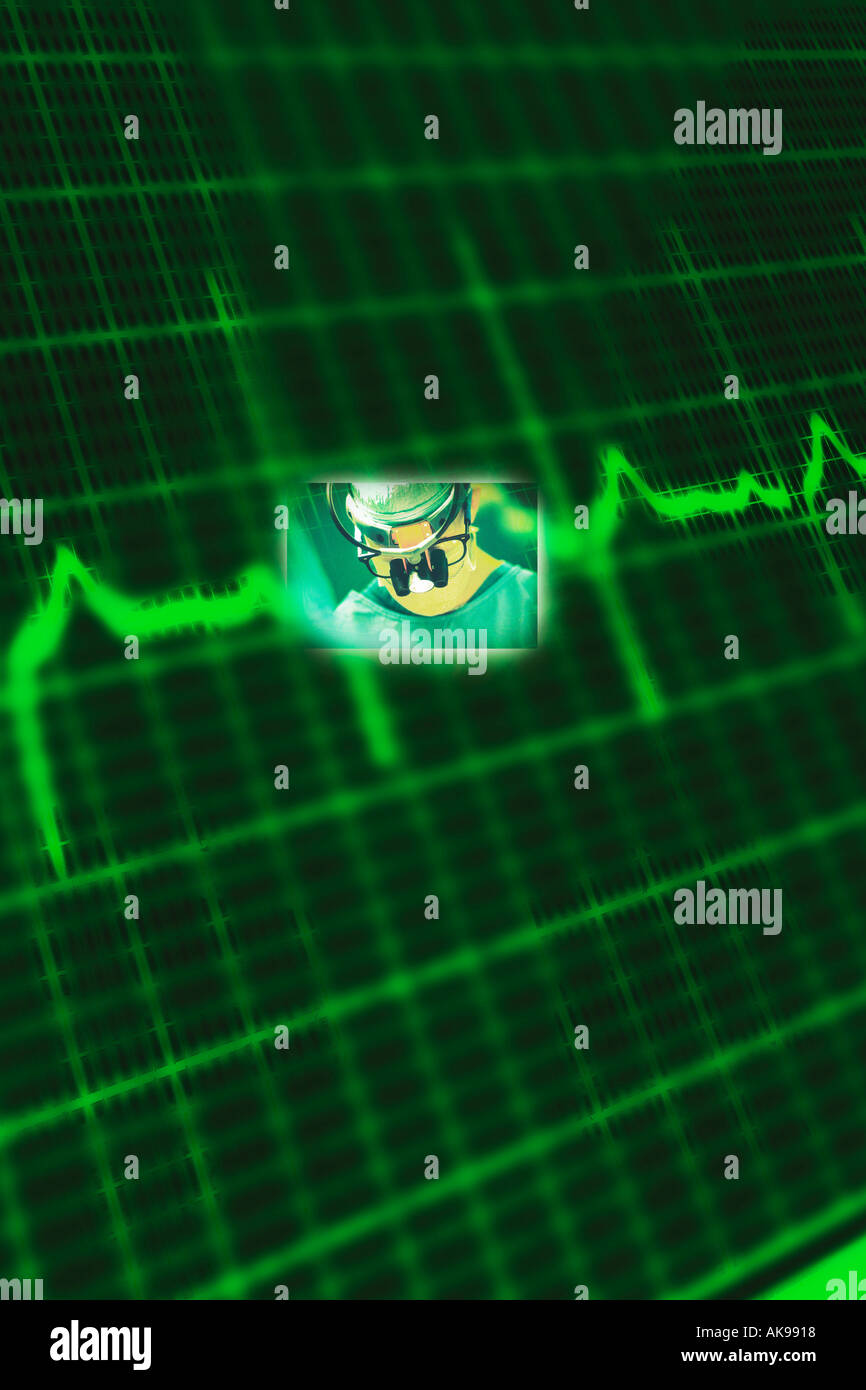 Surgeon and Chart Stock Photo - Alamy