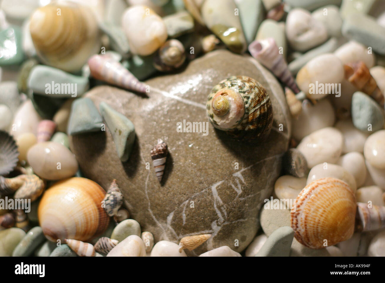 Heart stone from the birth place of Aphrodite Stock Photo - Alamy