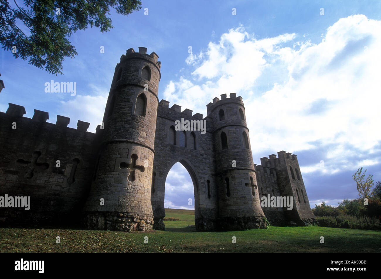 Sham Castle facade in Bath Stock Photo - Alamy