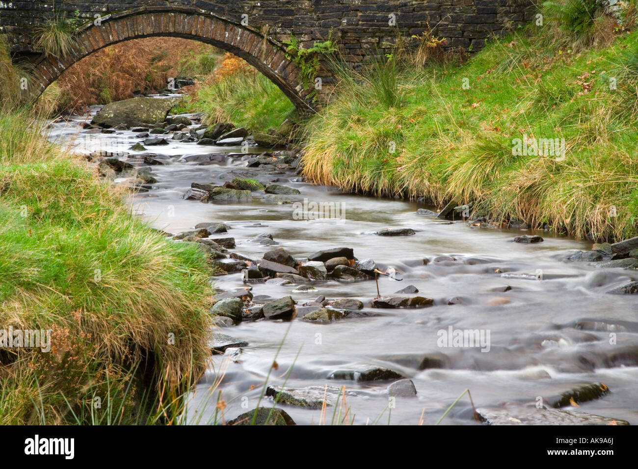 Stone Bridge over the River Goyt in the Goyt Valley Stock Photo - Alamy