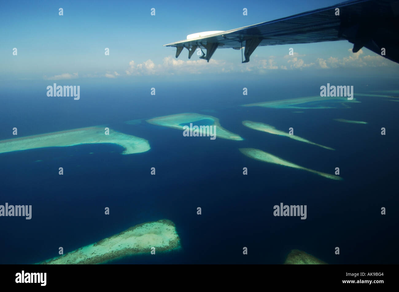Maldives atol view hi-res stock photography and images - Alamy