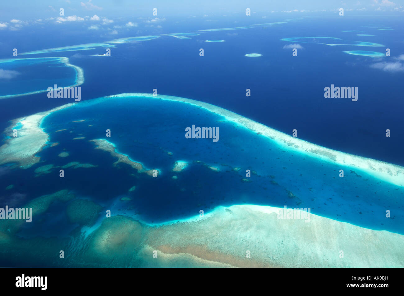 Maldives atol view hi-res stock photography and images - Alamy