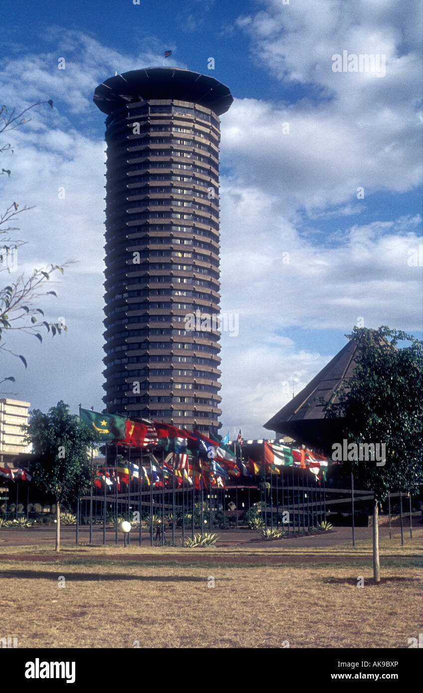 Tall tower many flags hi-res stock photography and images - Alamy