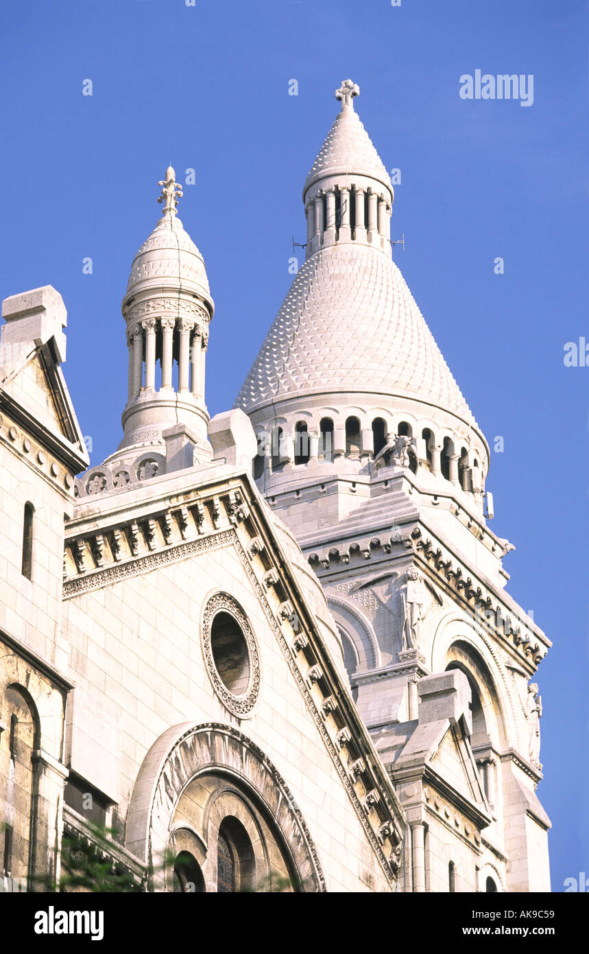 Sacre Coeur bell tower, Montmartre, Paris, France Stock Photo - Alamy