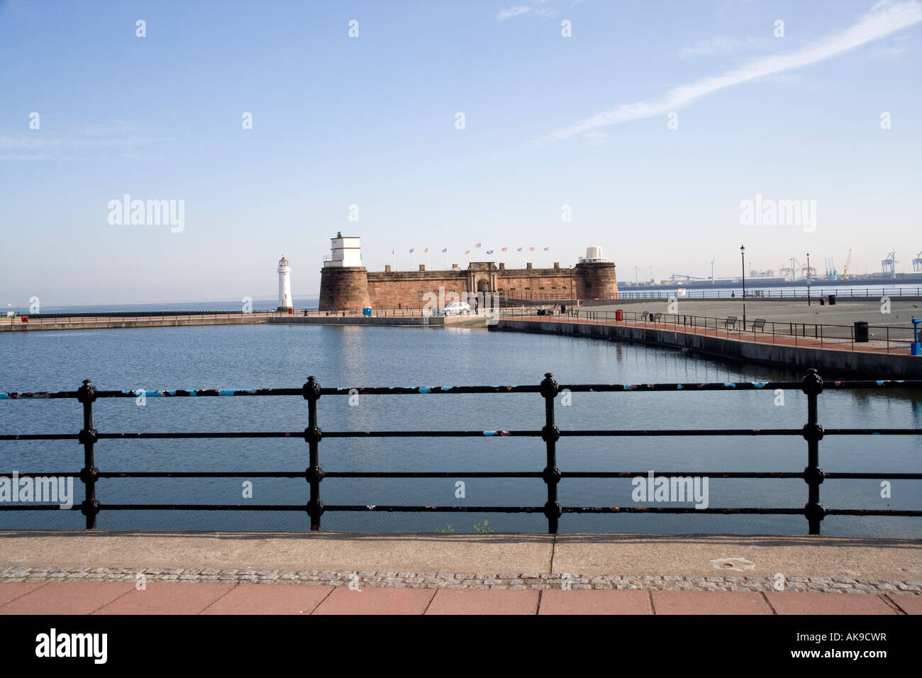 Fort Perch Rock in New Brighton,Wallasey,New Brighton.The fort was ...