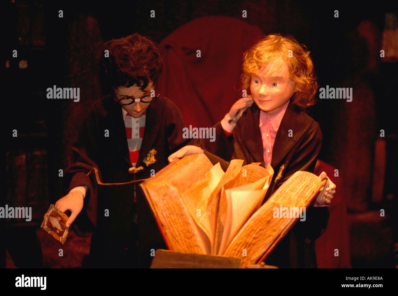 Harry and Hermione reading. Marshal Fields' Holiday Display Titled ...