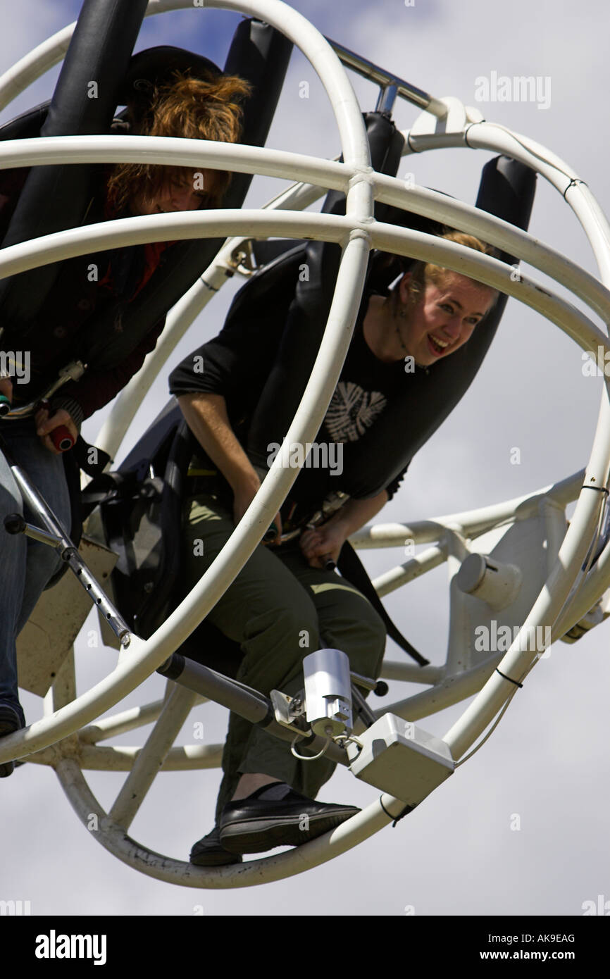 Funfair rides at the annual fair held on the Glebe - Bowness Bay on ...