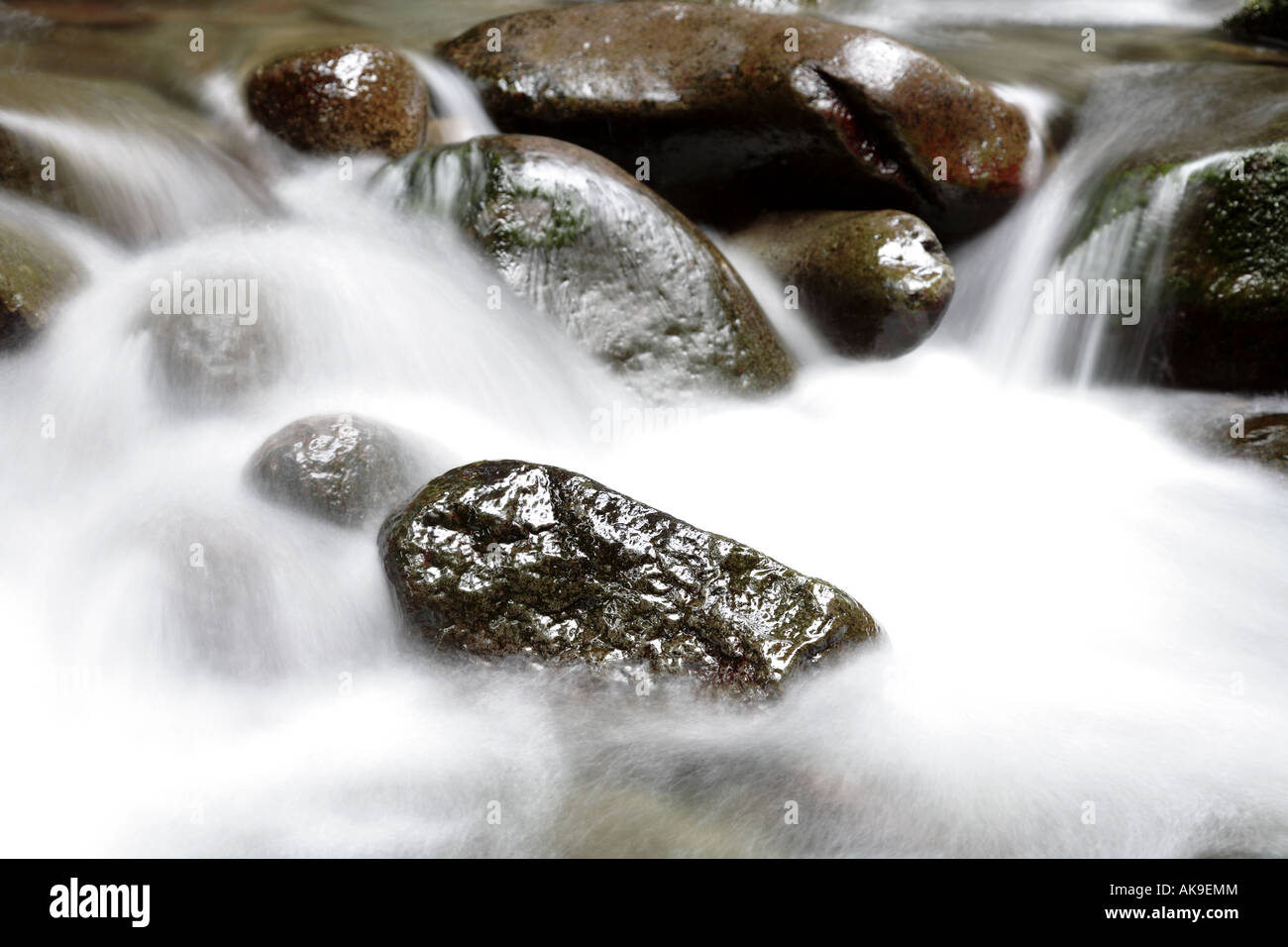 Stream and rocks Stock Photo - Alamy