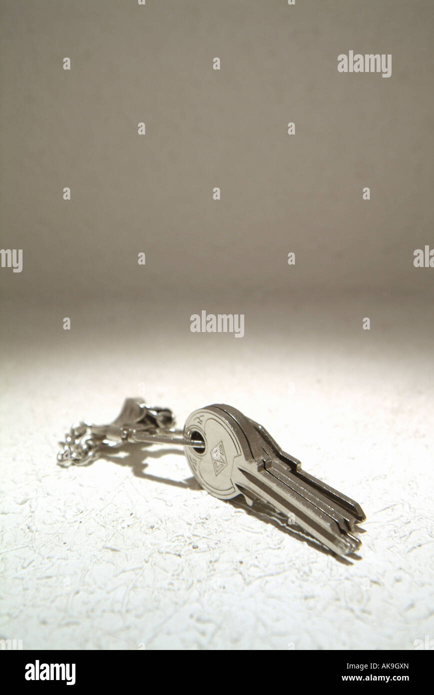 Keys under zenithal light Stock Photo - Alamy