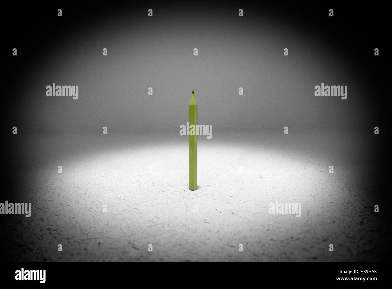 Pencil under zenithal light Stock Photo - Alamy