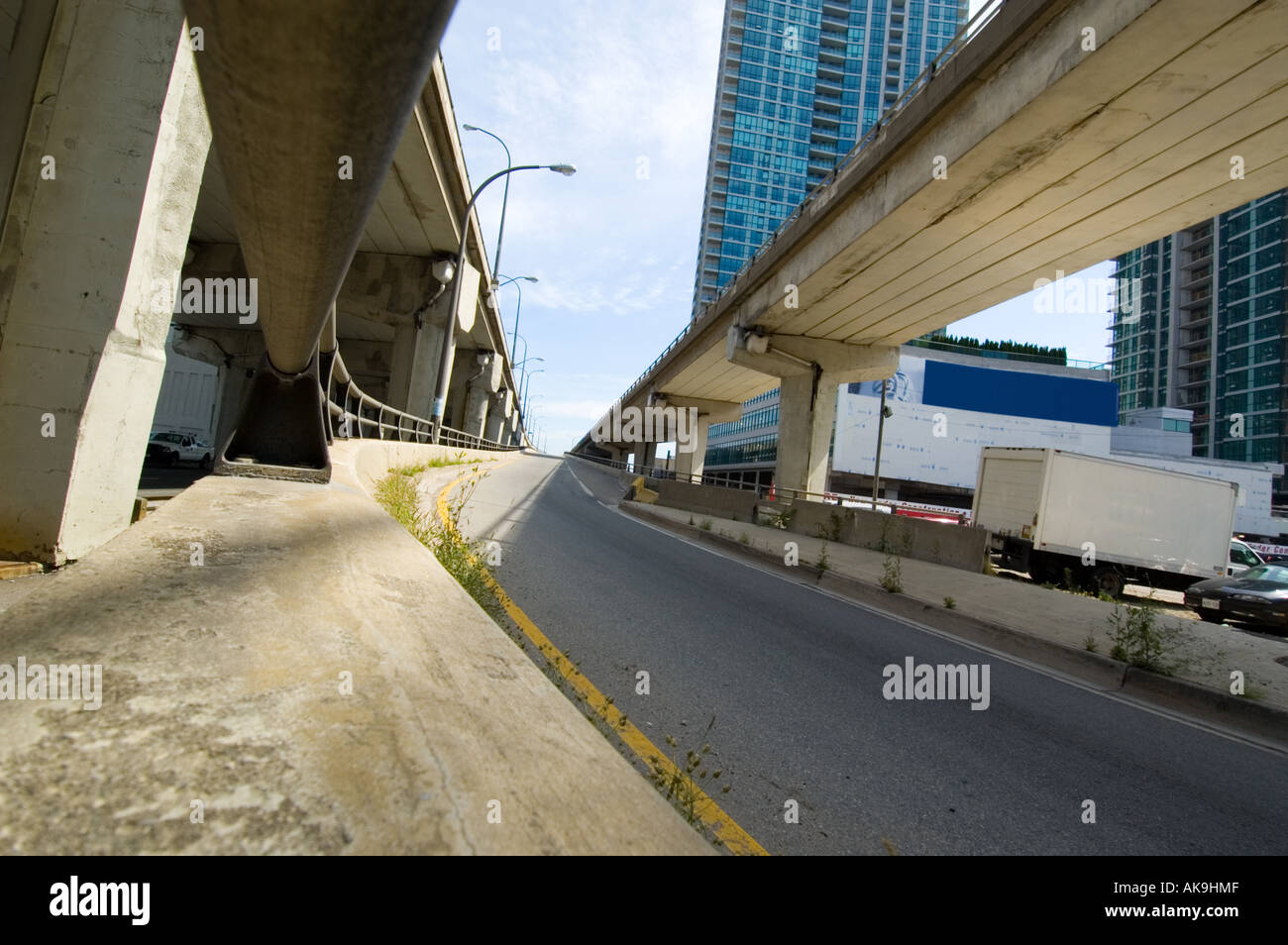 Highway on ramp Stock Photo - Alamy