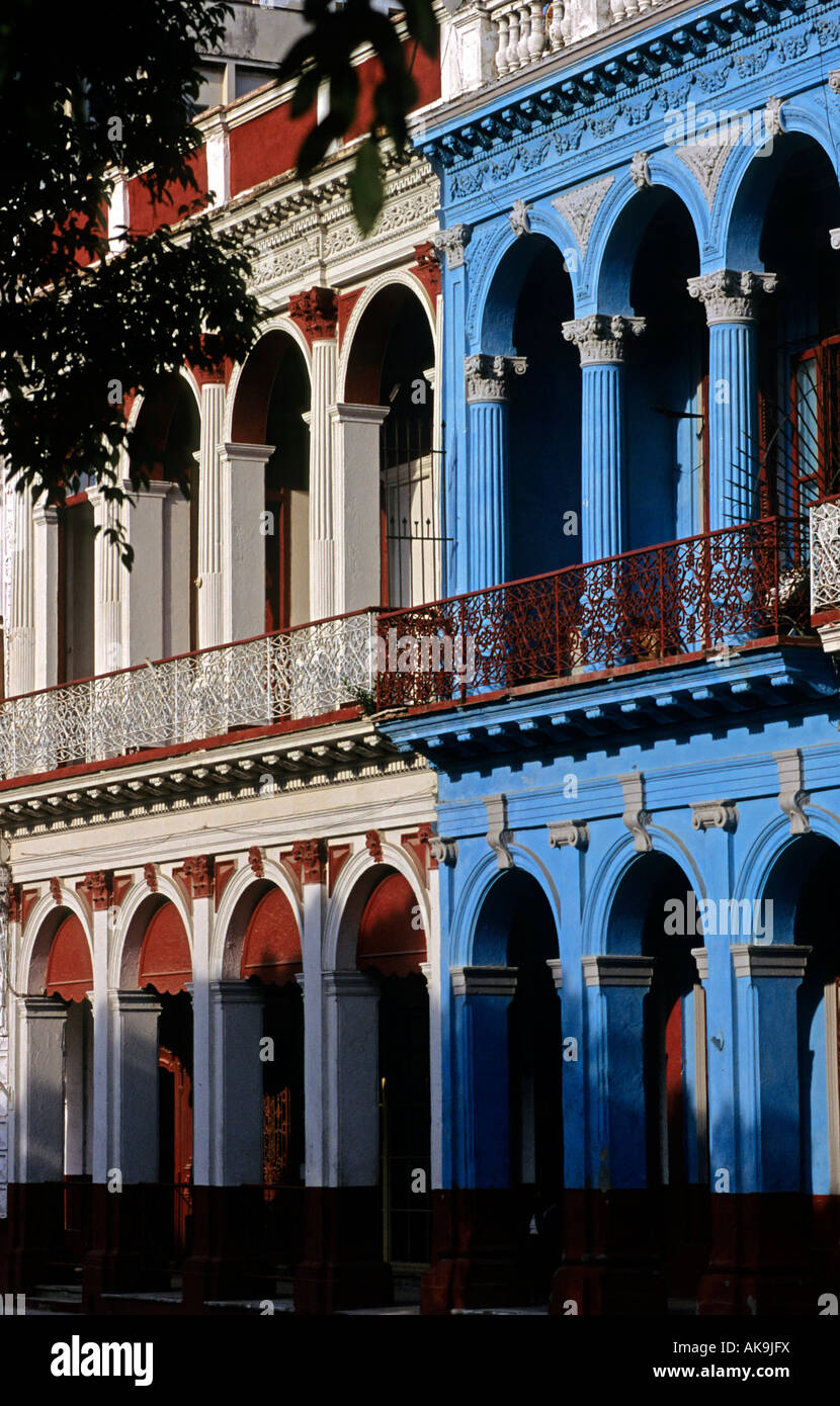 Typical buildings Havana Cuba Stock Photo - Alamy