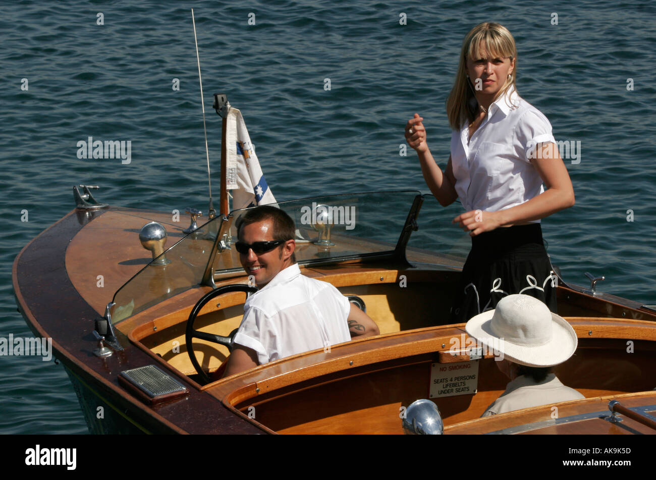 Vintage speedboat hi-res stock photography and images - Alamy