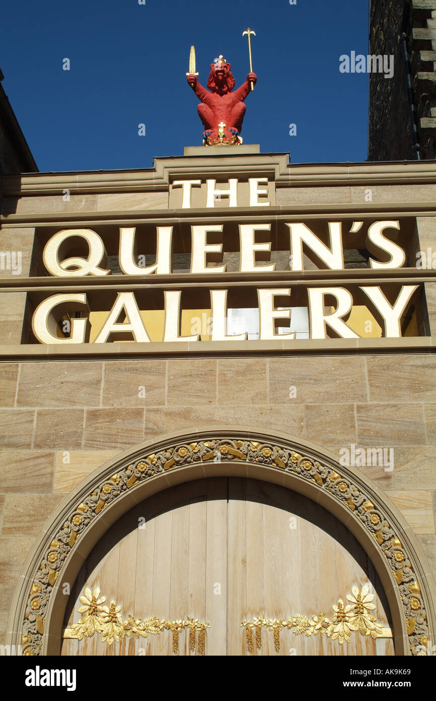 The Queens Gallery on Royal Mile Edinburgh Scotland UK Europe Stock ...