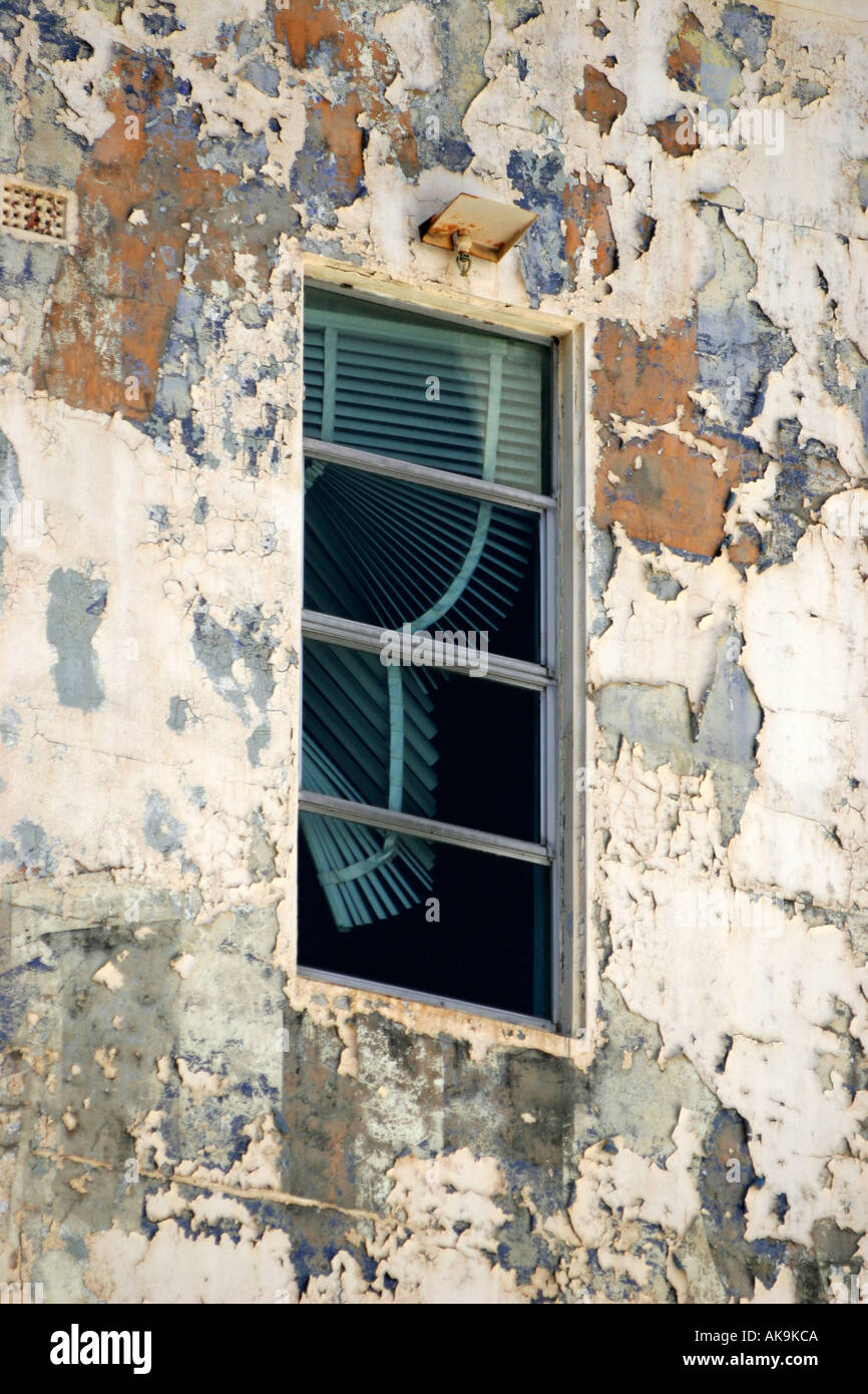 Window with venetian blind in an abandoned building Stock Photo - Alamy