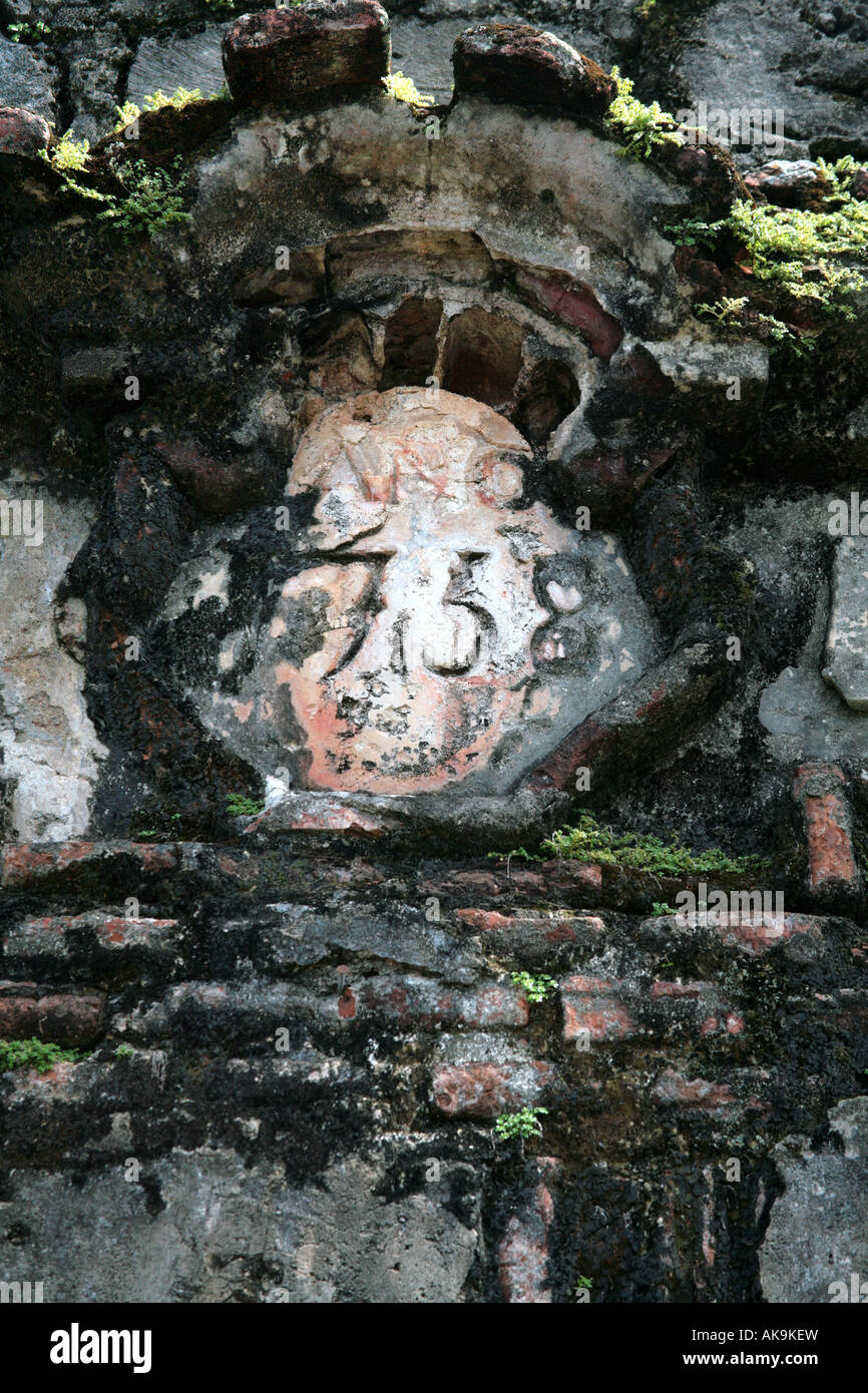San Jeronimo fortress ruins entrance at Portobelo Colon Province Panama ...