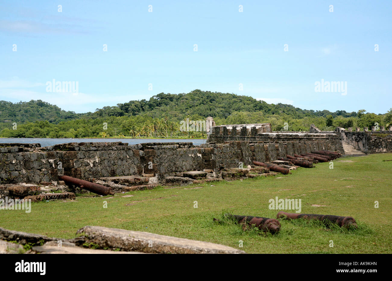 San Jeronimo fortress at Portobelo Colon Province Panama Stock Photo ...