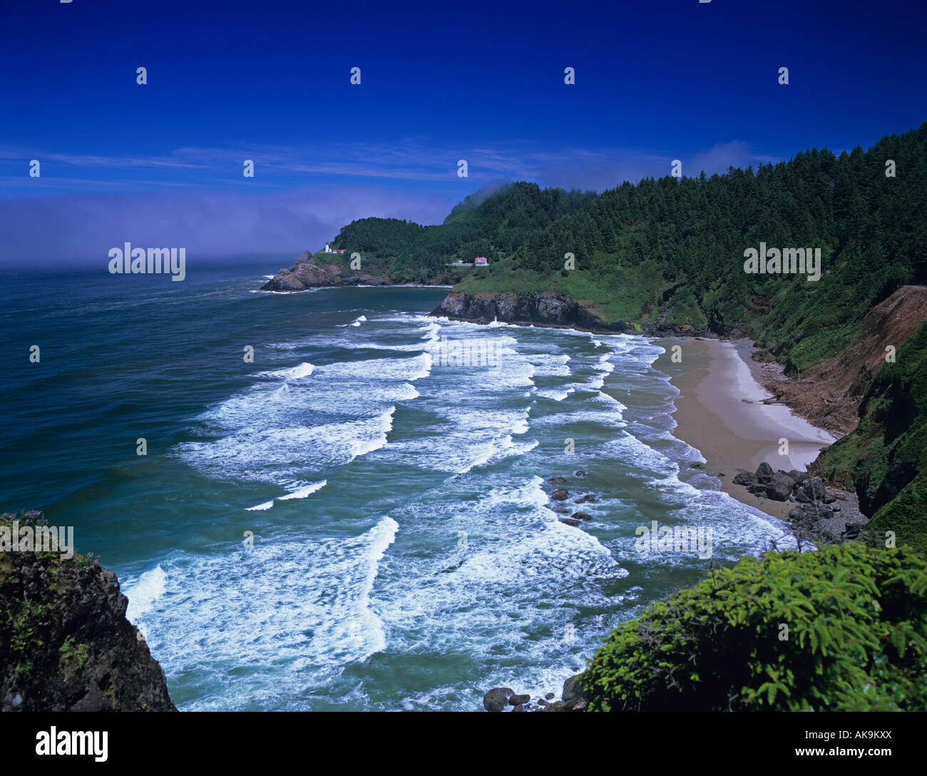 Heceta Head lighthouse at Devils Elbow State Park lighthouse southern ...