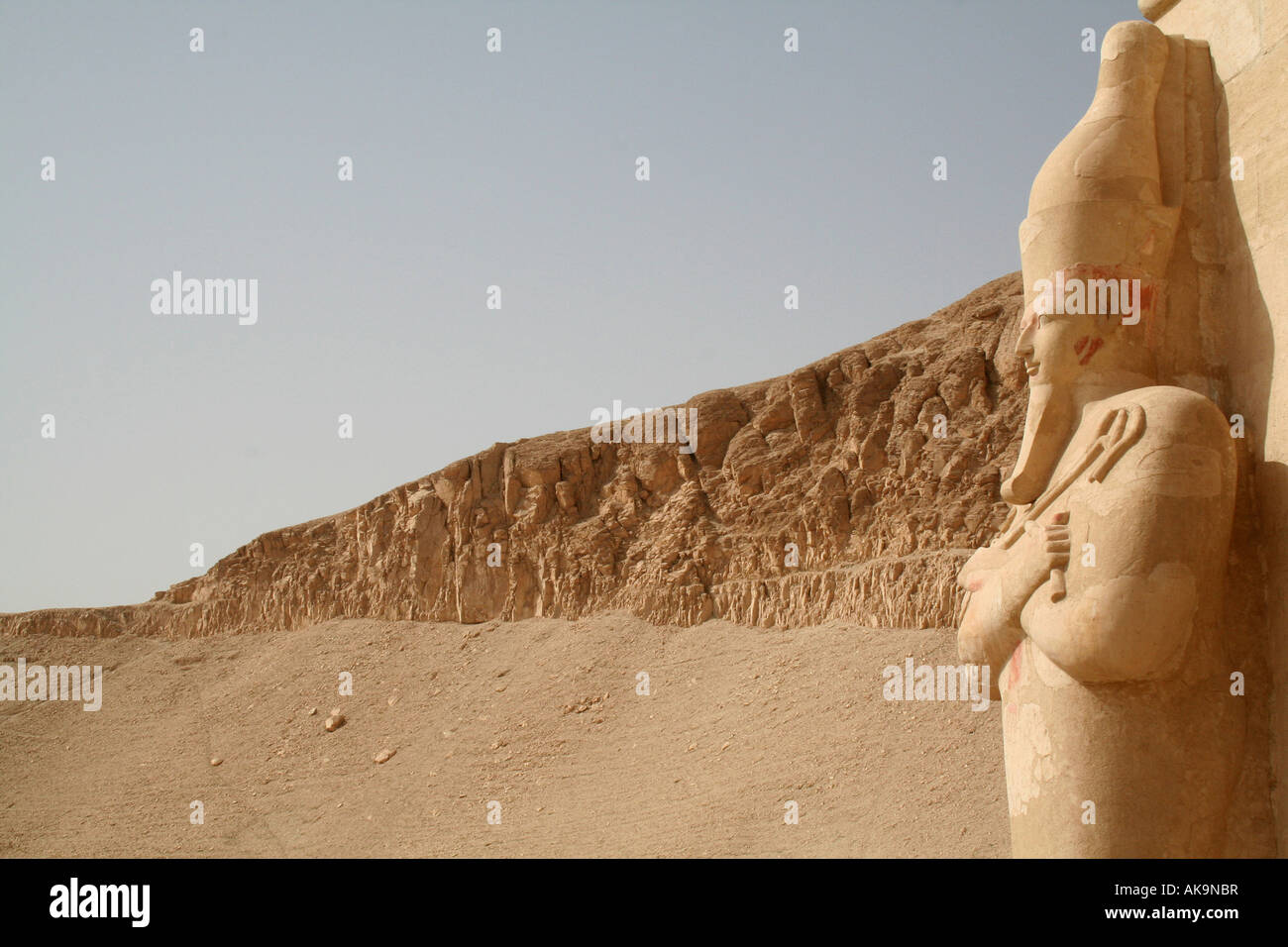 Hatshepsut Mortuary Temple - Osirian Statue (God Osirus) of Queen ...