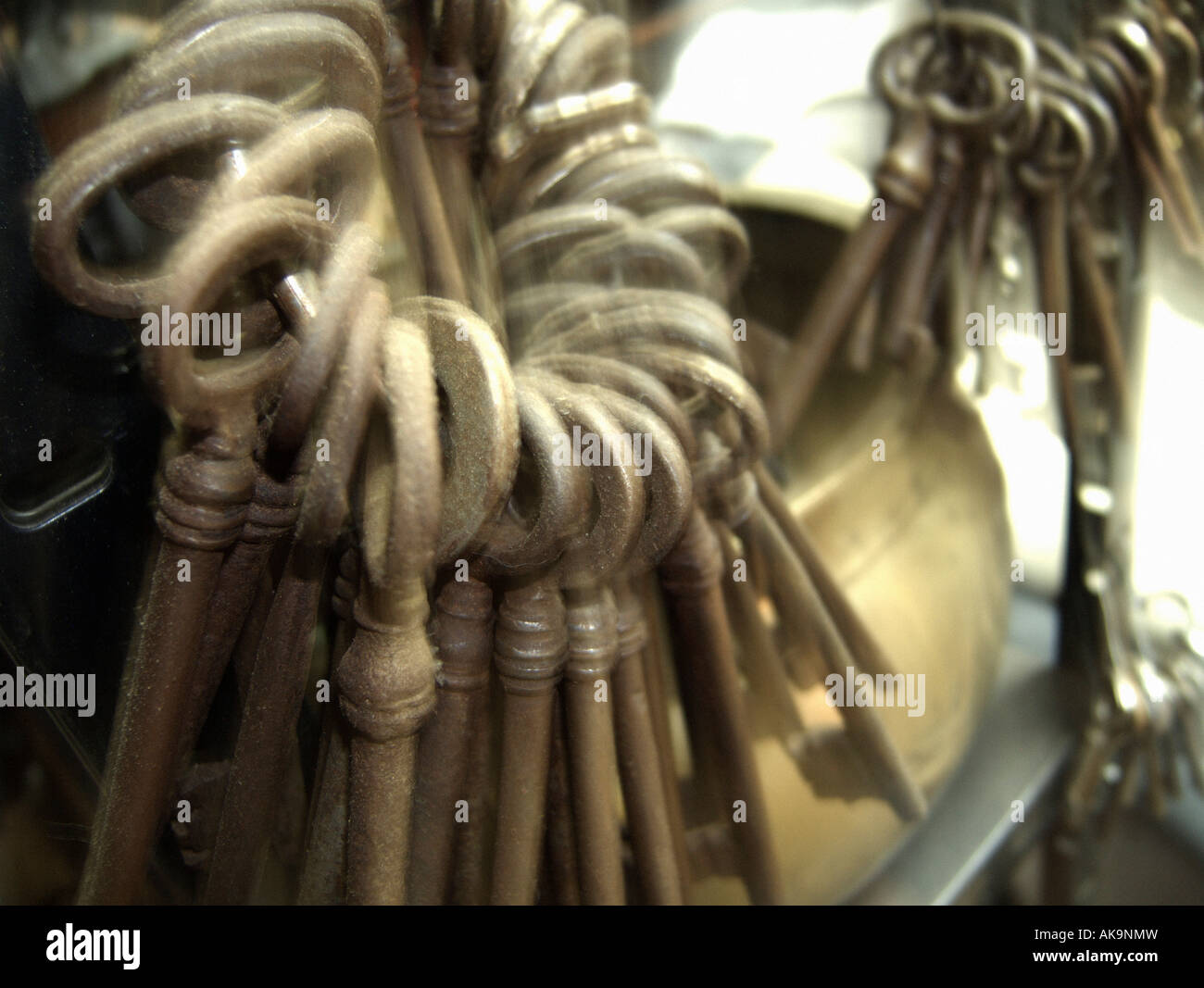 A collection of old fashioned keys Stock Photo - Alamy